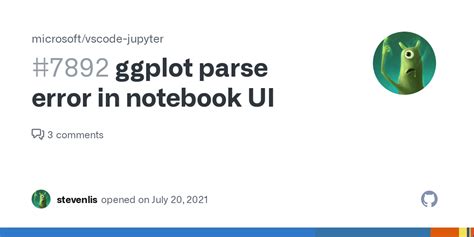 Ggplot Parse Error In Notebook Ui Issue Microsoft Vscode Jupyter Github