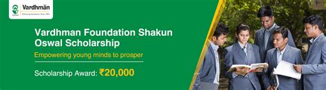 Vardhman Foundation Shakun Oswal Scholarship Win Fixed Financial