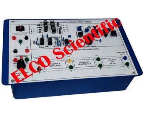Frequency Modulation Demodulation Trainer Kit For Laboratory Model Name Number FMDTK At