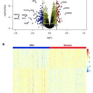 Differential Expression Analysis Between Women And Men Stenotic Download Scientific Diagram