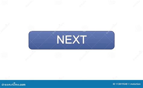 Next Web Interface Button Violet Color Internet Site Design Online