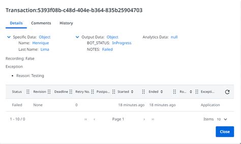 Unable To Set Value To Output Data In Queue Item When It Business