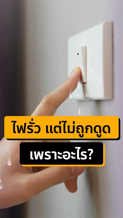ไฟรั่ว แต่ไม่ถูกดูด เพราะอะไร วิศวะ101 วิศวะไฟฟ้า สายดิน ไฟดูด