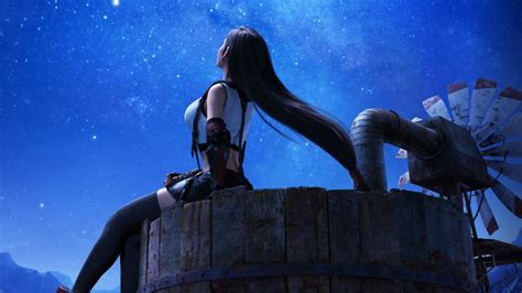 April 2023 Ffvii Remake Calendar Shows Old And New Tifa Art
