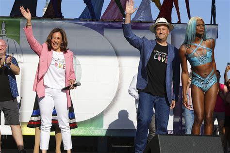 Vp Second Gentleman Appear At Pride Event With Drag Legend Symone