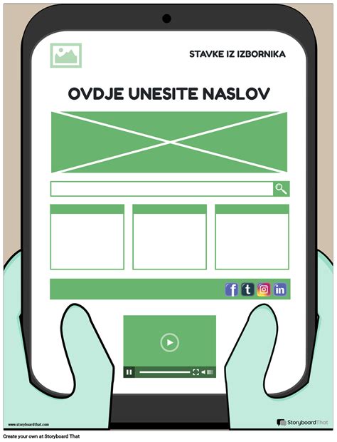 Početna Stranica Wireframe 1 Storyboard Par Hr Examples