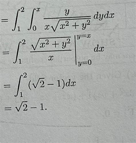 solved begin{array}{l} int {1} {2} int {0} {x}