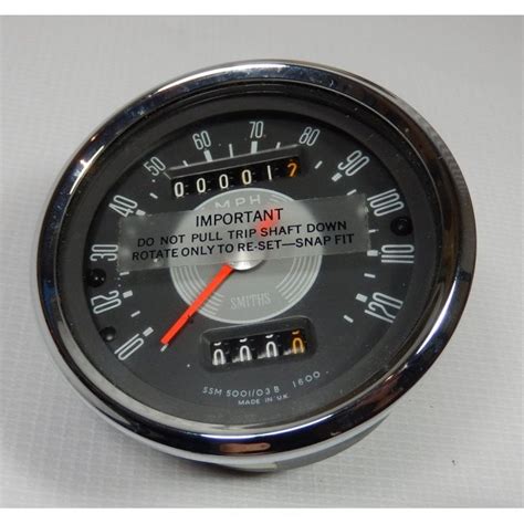 Smiths Instruments Genuine Smiths Speedometer 0 120 Mph Grey Face New Old Stock Speedometer