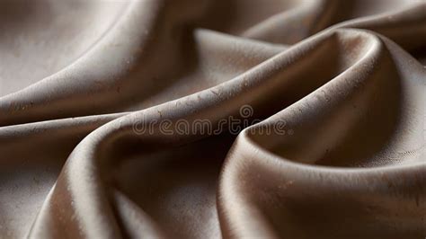 A Smooth Undulating Silk Fabric Creating Soft Flowing Waves Stock