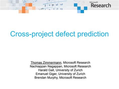 Cross Project Defect Prediction Ppt