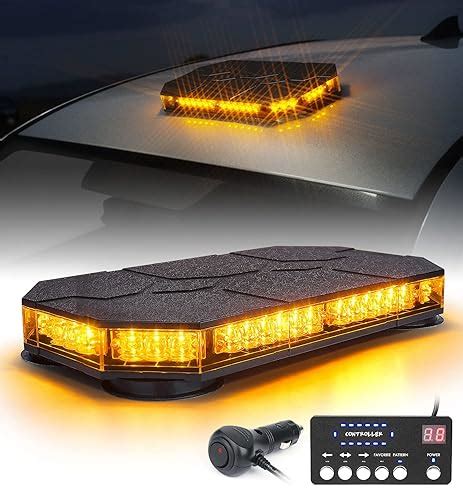 Lumenix Led Rooftop Strobe Beacon Lights Bar Wcontroller Magnetic