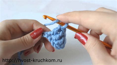Уроки вязания крючком Урок №3 как вязать столбики с одним накидом Youtube
