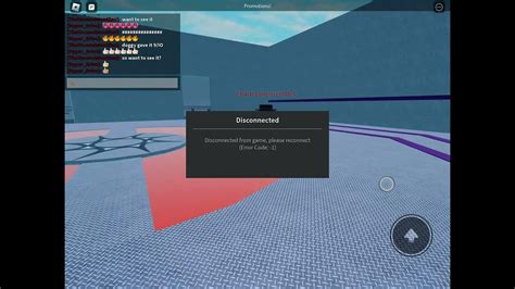 Roblox Error Code 1 Youtube