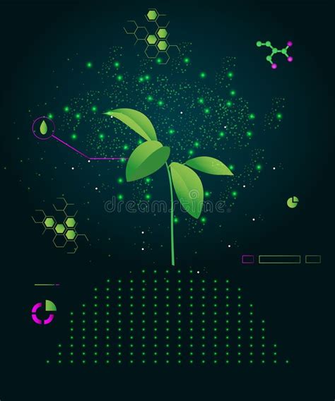 Tree Triangle Concept Of Green Biotechnology Stock Illustration Illustration Of Abstract