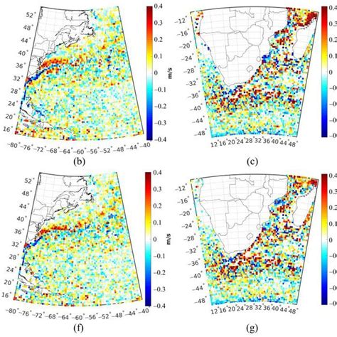 Discrepancies Of The Zonal Geostrophic Velocities Between The Values Download Scientific