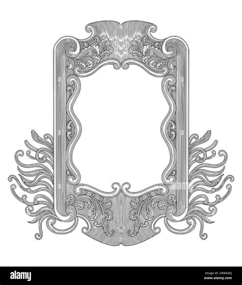 Antique Frame Vintage Engraving Vector Illustration Stock Vector Image And Art Alamy
