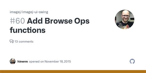 Add Browse Ops Functions Issue 60 Imagej Imagej Ui Swing GitHub