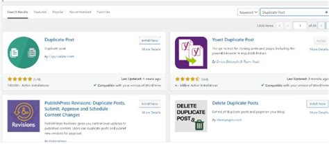 how to duplicate a page on wordpress