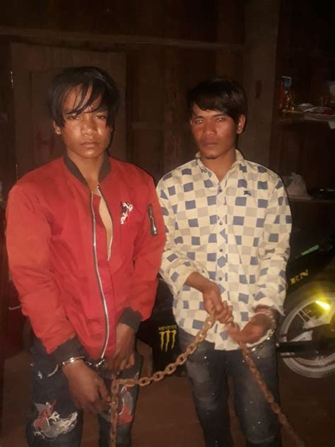 សមត្ថកិច្ចចាប់ក្រុមកាប់ចាក់ពីរនាក់ បន្ទាប់ពីកាប់គ្នារបួសធ្ងន់ និងស្រាលបួននាក់ នគរដ្រេហ្គន