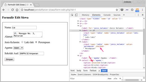 Tutorial PHP Dan MySQL Membuat Aplikasi CRUD Studi Kasus Pendaftaran