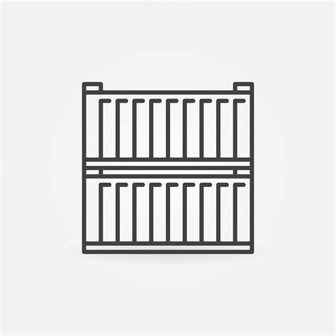 Pair Of Shipping Containers Vector Delivery Concept Thin Line Icon 19015460 Vector Art At Vecteezy