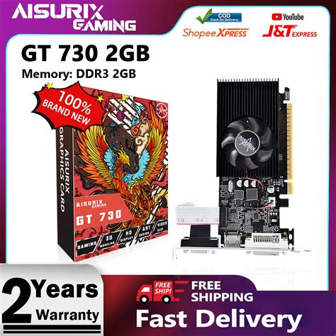 AISURIX GPU GT Sff Graphics Card GT GB Computer Video Card DDR Bit Shopee Malaysia