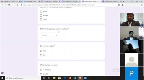 How To Make A Questionnaire Using Google Forms Templates Sample
