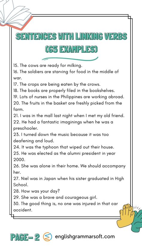 Sentences With Linking Verbs 65 Examples EnglishGrammarSoft