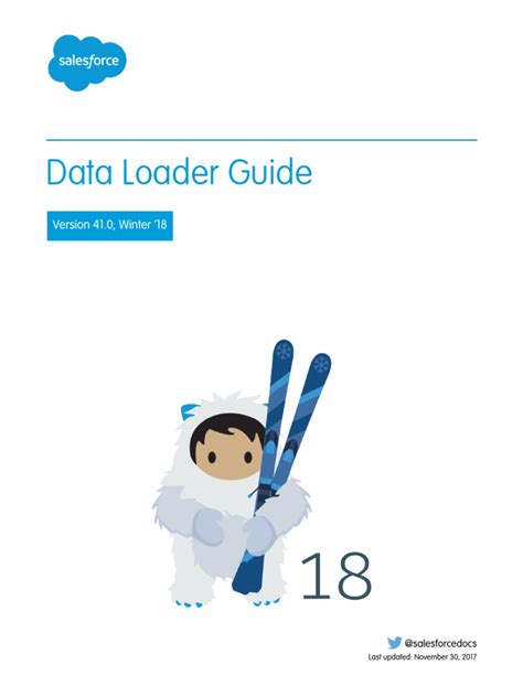 Salesforce Data Loader Pdf Comma Separated Values Salesforcecom