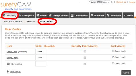 User Codes Support Surety Support Forum