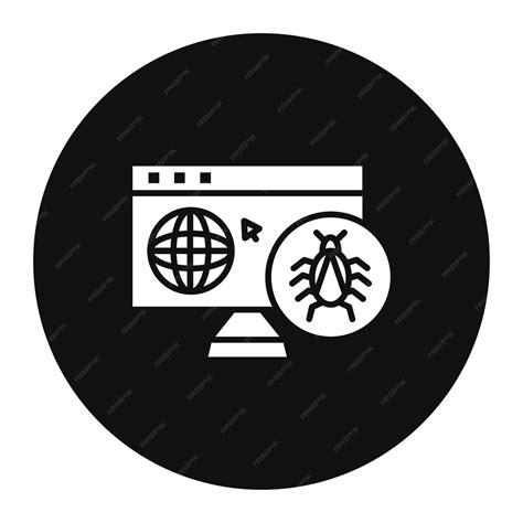 premium vector website bug vector illustration