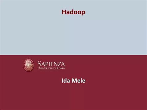 PPT Hadoop PowerPoint Presentation Free Download ID 6236580