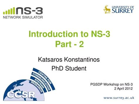 Ppt Introduction To Ns 3 Part 2 Powerpoint Presentation Free