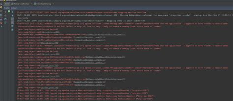 Java Spring Application With Jmslistener Doesnt Shut Down Stack