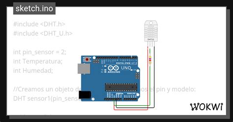 Sensor DTH Wokwi ESP STM Arduino Simulator