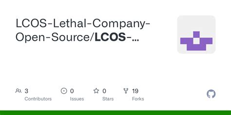 Github Lcos Lethal Company Open Source Lcos Modtemplate