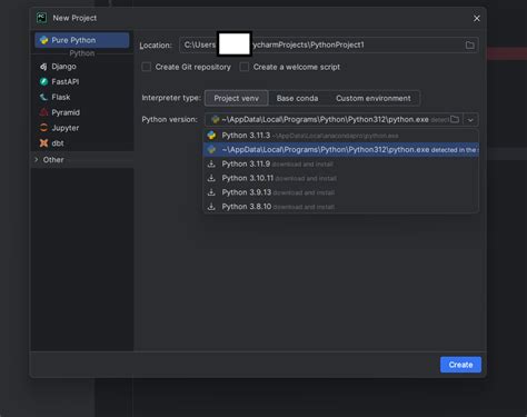 Unable To Generate New Virtualenv From Python Interpreter In Pycharm