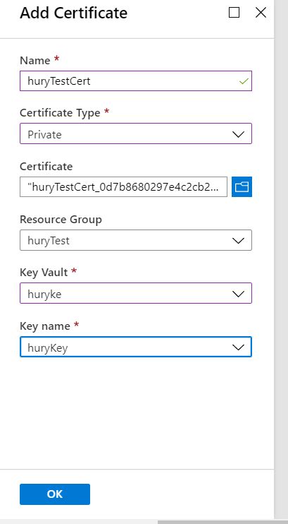 Azure Integration Account Use Public And Private Certificate In