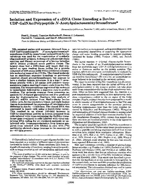 Pdf Isolation And Expression Of A Cdna Clone Encoding Human Kynureninase Daniela Alberati
