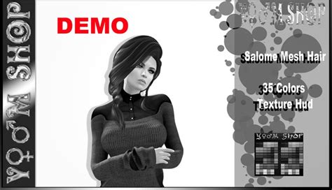 Second Life Marketplace Ym Shopdemo Salome Mesh Hair