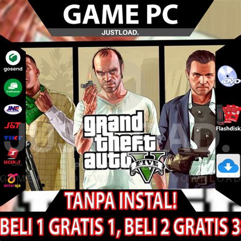 Jual Gta Versi Game Pc Komputer Laptop Tinggal Copy Termurah Keping Kota Tangerang