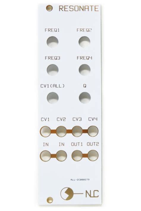 Resonate Korg 3100 Resonator Panel Nonlinear Circuits Modular Addict Synth Diy