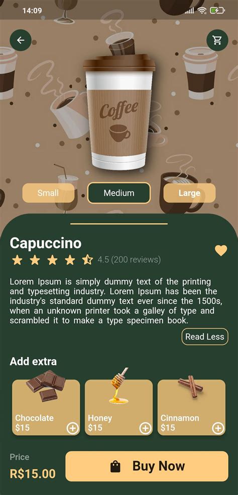 Github Gabriel Amatfluttercoffeeapp Coffee Shop Made With Flutter