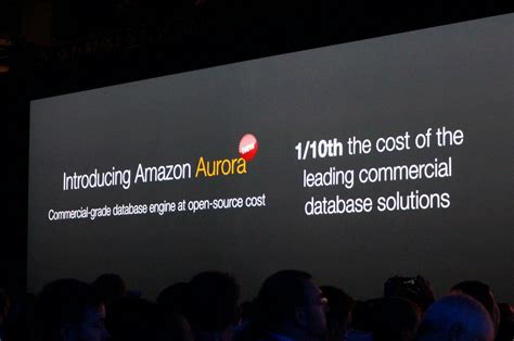 Amazon Launches Aurora A High Performance Relational Database Engine Techcrunch