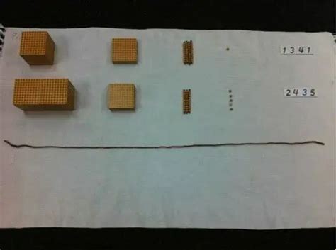 Montessori Math Golden Bead Static Addition