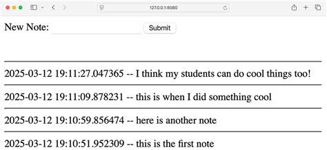 Note Taking App With Python Bottle And Sqlite