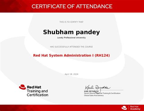 Linux Certification Redhat Kalilinux Lovelyprofessionaluniversity