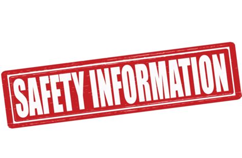 Safety Information Concept Safety Rubber Vector Concept Safety Rubber Png And Vector With
