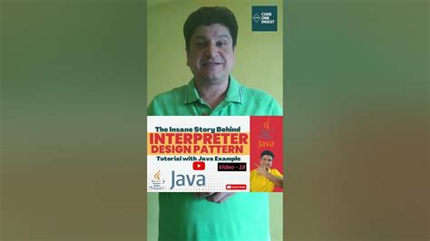 Interpreter Design Pattern With Java Code Implementation Explained Youtube