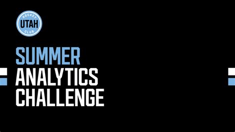 Utah Hockey Club Announces Summer Analytics Challenge Utah Mammoth